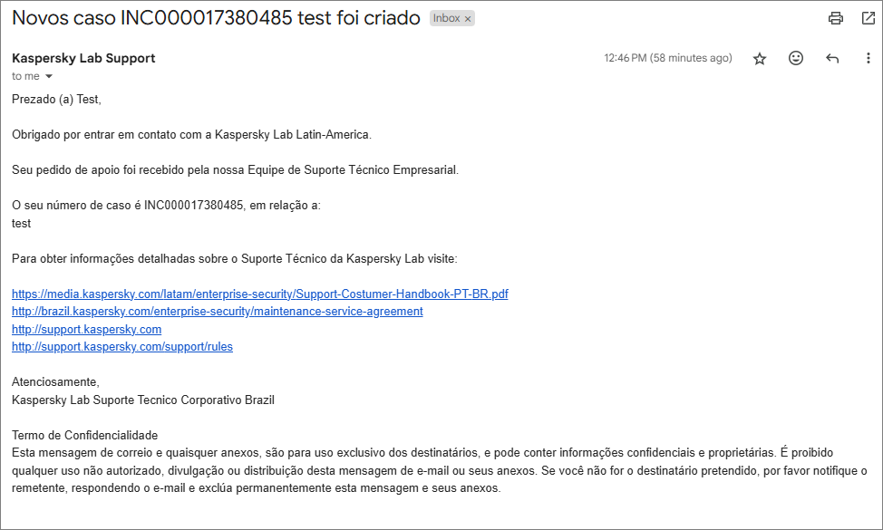 Como entrar em contato com o Suporte Técnico empresarial da Kaspersky